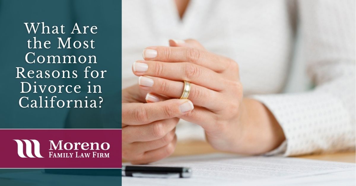 What Are the Most Common Reasons for Divorce in California?
